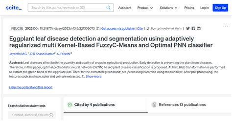 Eggplant Leaf Disease Detection And Segmentation Using Adaptively Regularized Multi Kernel Based