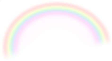Rainbow And White Background