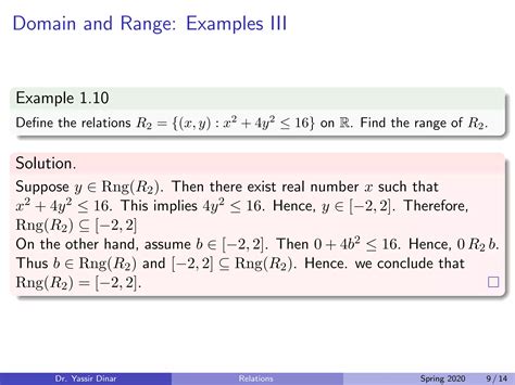 Relations Between Two Sets Ppt
