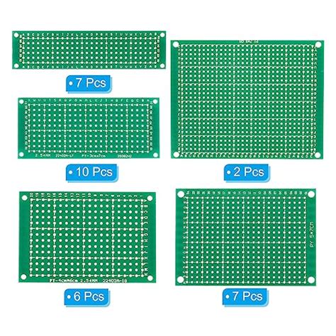 Patikil Pcb Board Circuit 32 Pcs Prototype Perfboard Solder Boards For Diy Soldering And