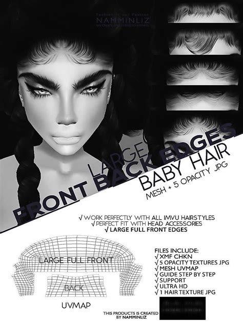 Texturas De Cabello Para Imvu