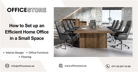 How To Set Up An Efficient Home Office In A Small Space