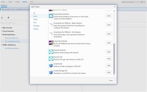 Powershell VSO Rest API And VNext Builds