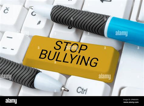 sign displaying stop bullying word for fight and eliminate this