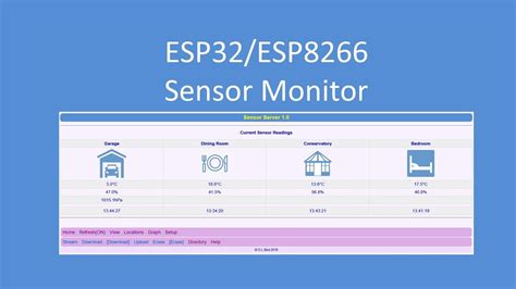 Tech Note 088 ESP32 8266 Sensor Monitor YouTube