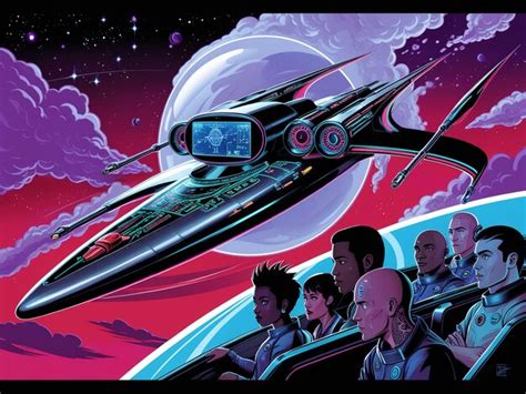 Galactic Odyssey A Celebration Of Scifi Wonders Premium Ai Generated