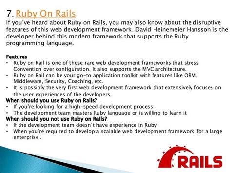 Web Development And Mob Development Technologies Pptx