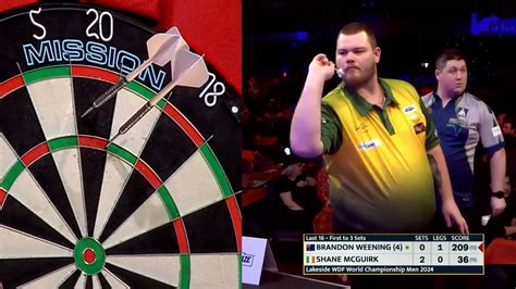 Full Game 🎯 Brandon Weening Vs Shane Mcguirk • Wdf World Darts