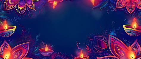 Diwali Doodle Page With Ornamental Border And Vibrant Rangoli Patterns