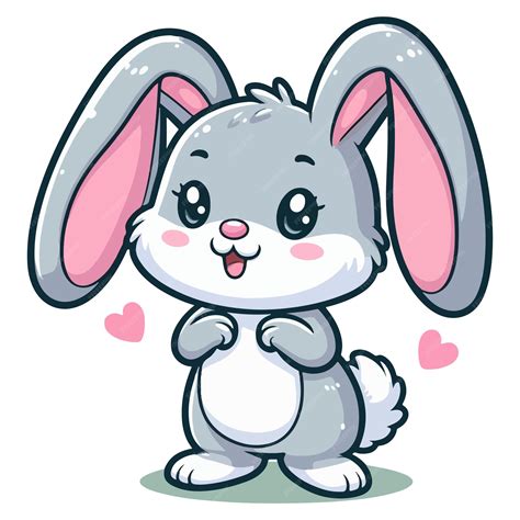 Bunny Cartoon Royaltyfree Vector Graphic Premium Ai Generated Vector
