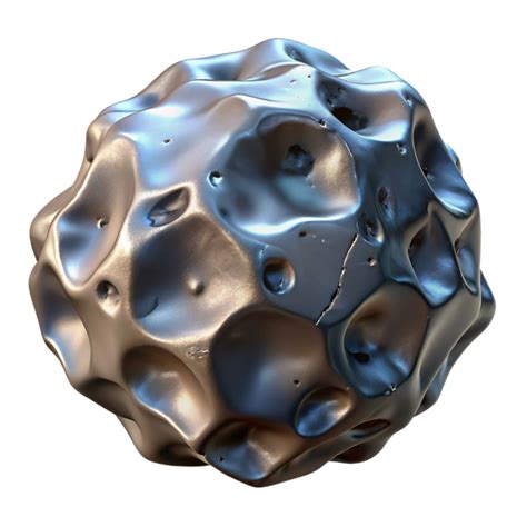 Joyful Dramatic Isolated Cutout Photorealistic Hyper Specific Render Of A Single Metallic