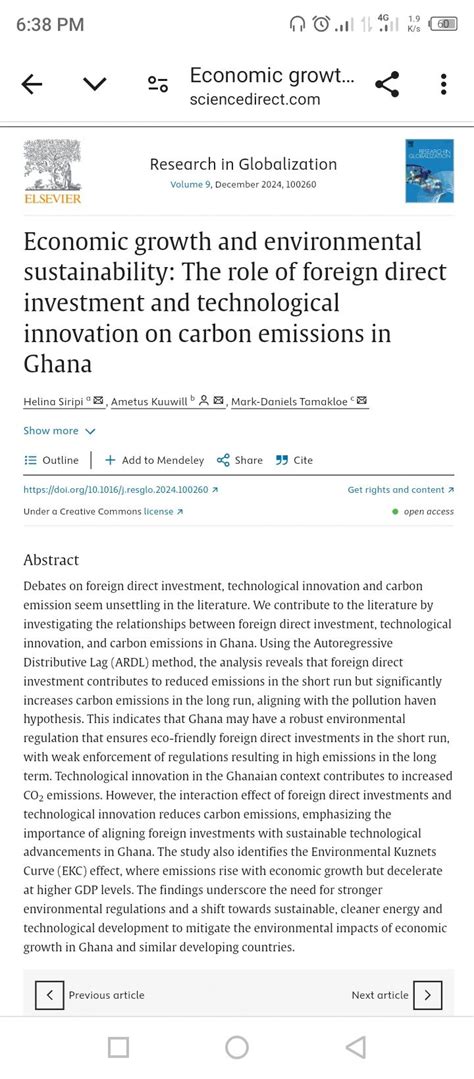 Im Thrilled To Announce That My Team And I Have Published A New Research Article Under The