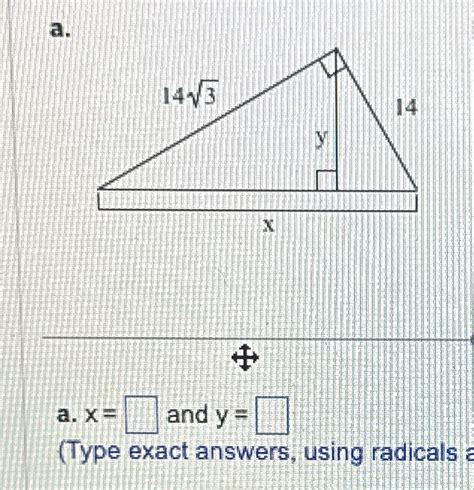 Solved Aa X ﻿and Ytype Exact Answers Using Radicals A