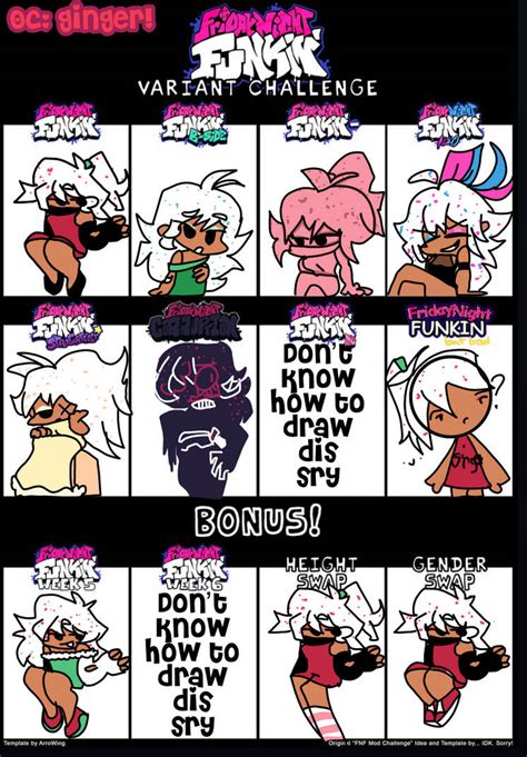 Fnf Challenge With My Oc Ginger By Sonadow1346 On Deviantart