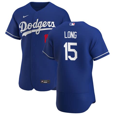 Mens Los Angeles Dodgers Nike Royal Alternate Authentic Custom Patch