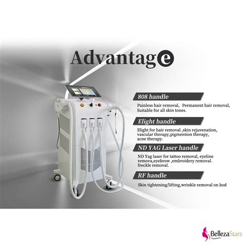 4 In 1 Diode Laser Nd Yag Ipl And Rf Machine For Advanced Skin Treatments