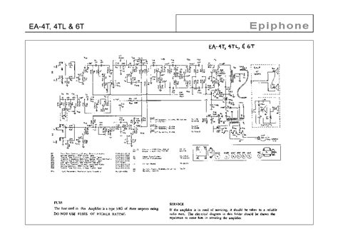 Epiphone Ea 4t 4tl 6t Schematic Service Manual Download Schematics Eeprom Repair Info For