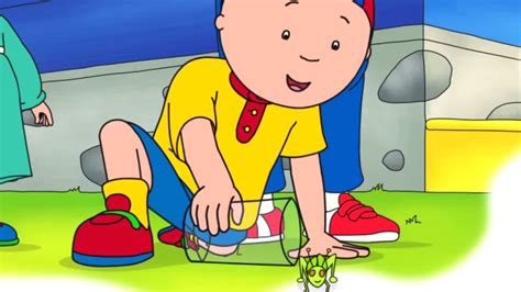 Caillous Cricket Caillou Cartoon Youtube