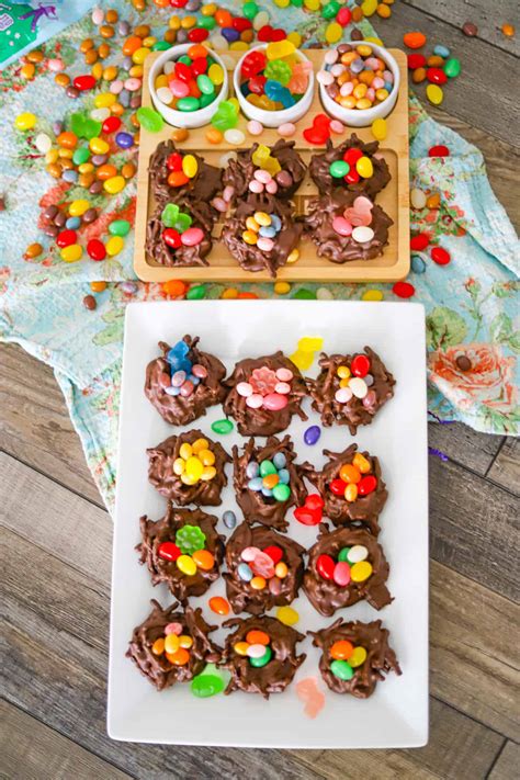Easy Easter Candy Nests The Baking Chocolatess