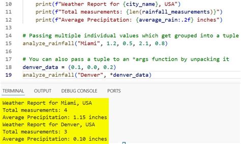 How To Pass Tuples To Python Functions
