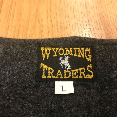 Wyoming Traders Western Vest Mens Large Charcoal Gray 100 Virgin Wool