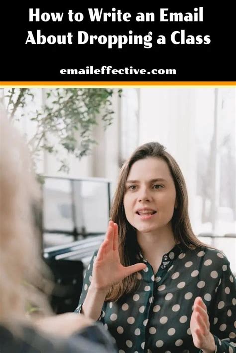 How To Write An Email About Dropping A Class