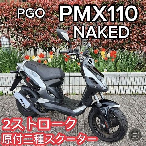Yahoo オークション PGO PMX110 NAKED 9千km台 2ストローク 原付二