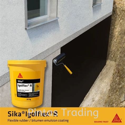Sika Igolflex R Flexible Rubber Bitumen Emulsion Coating Penang Malaysia Simpang Ampat