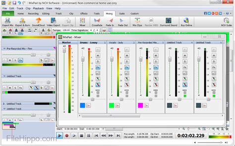 Download Mixpad Multitrack Recording Software 548 For Windows