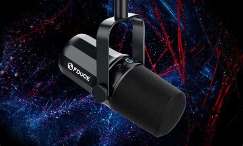 Fduce Sl40 In Test Microphone With A Lot Of Metal Xlr And Usb