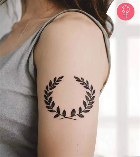 Laurel Plant Tattoos Tattoo Traditional Style Laurel Stock