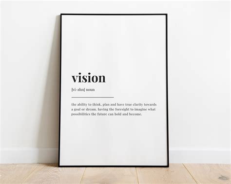 Vision Definition Print Happy You Prints