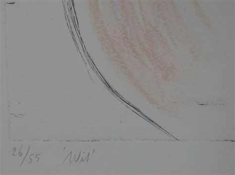 Iris Van Dongen Iris Van Dongen Ets Wit Verkocht Kunstveiling Nl