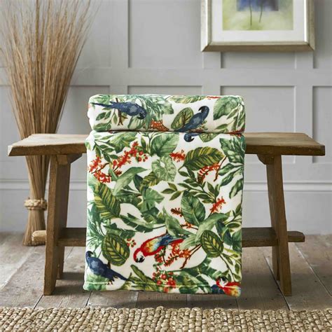 Deyongs Pandemonium Printed Throw Williamsons Factory Shop