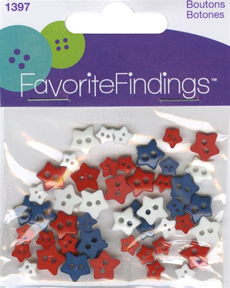 Mini Star Buttons 075160747430