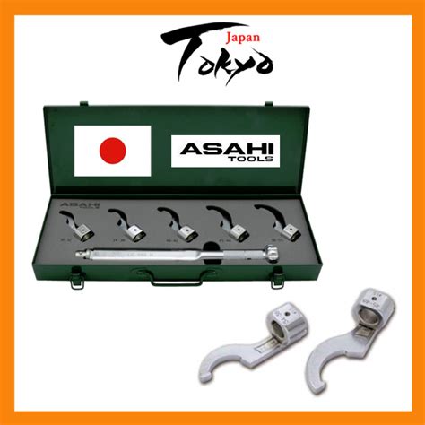 Asahi Torque Wrench Hook Spanner Set Japan Made Shopee Malaysia