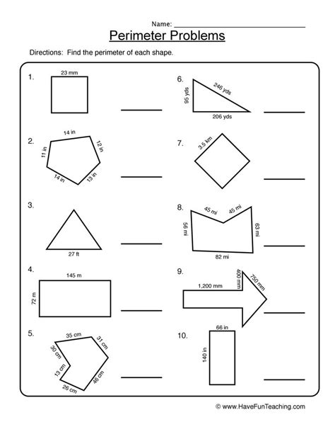 3rd Grade Area Worksheets