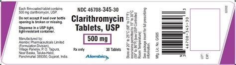 Clarithromycin Package Insert