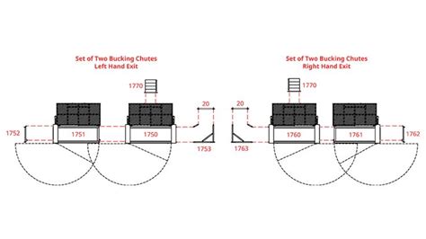 Modular Bucking Chute Components