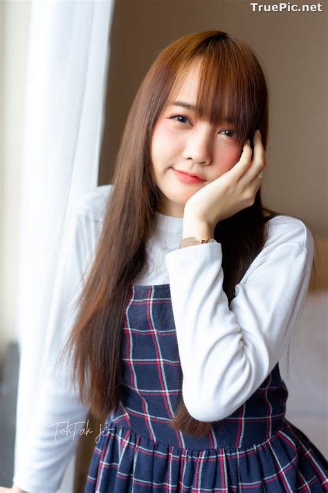 Thailand Model Fenfern Aeryingsak Cute School Girl