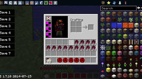 Minecraft Naruto Mod Sharingan Jutsu Youtube