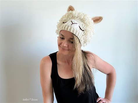 Llamazing Llama Hat Crochet Pattern Irarott Designs