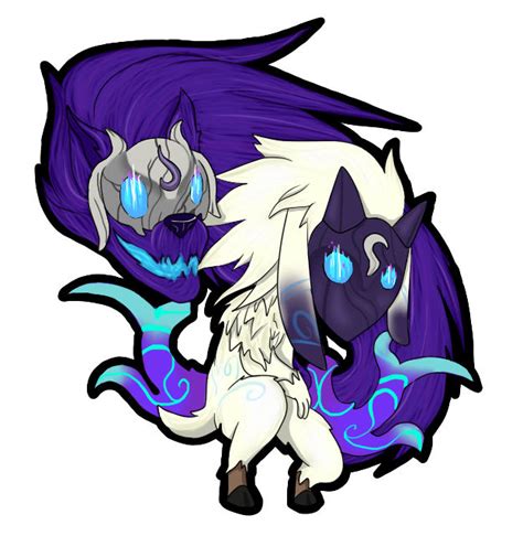 Kindred Chibi Commission By I See No Bottle On Deviantart