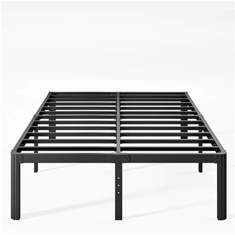 Sunnydaze 18 Inch High King Size Bed Frame Platform