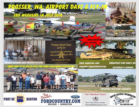 Annual Prosser Fly In And Show At Prosser Airport Washington