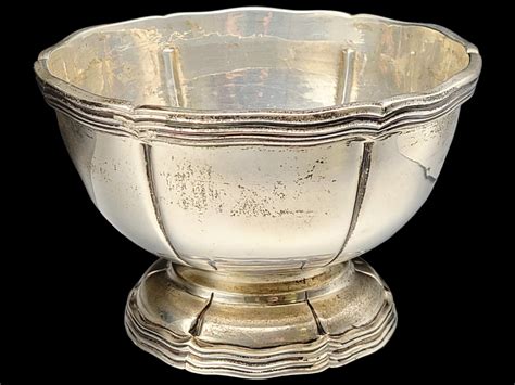 Sanborns Mexico Vintage Sterling Silver Raised Scroll Rim Small Bowl For Sale At 1stdibs