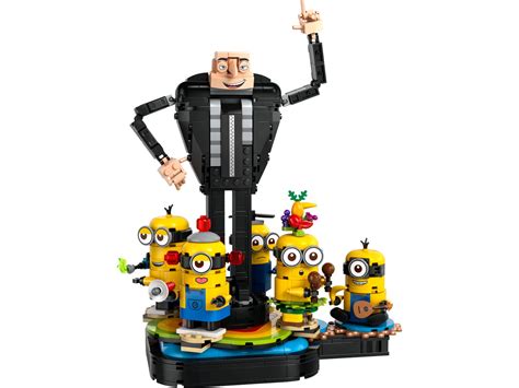 Brick Built Gru And Minions 75582 Despicable Me 4 Buy Online At The