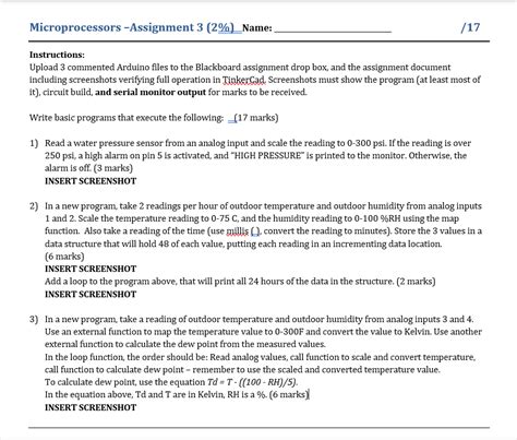 Solved Microprocessors Assignment Name Chegg Com