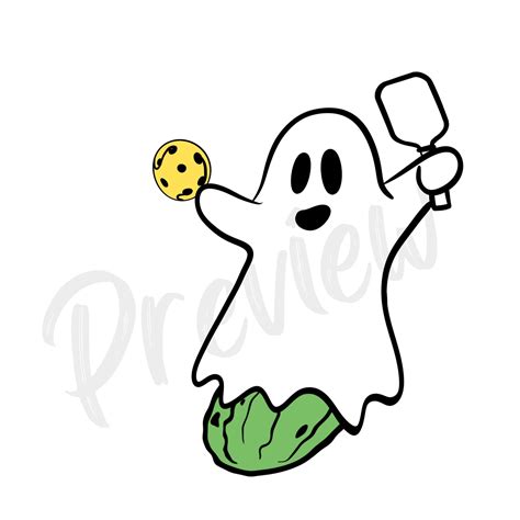 Funny Pickleball Clip Art For Halloween Designs Commercial Use Png And