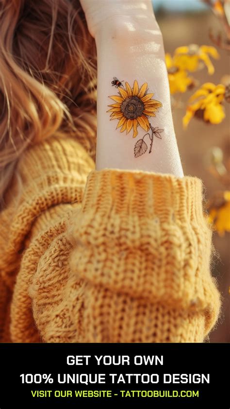Sunflower Tattoo Ideas Tattoo Build